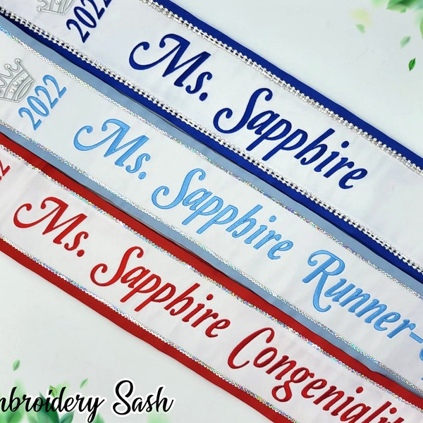 Custom Sash - Etsy