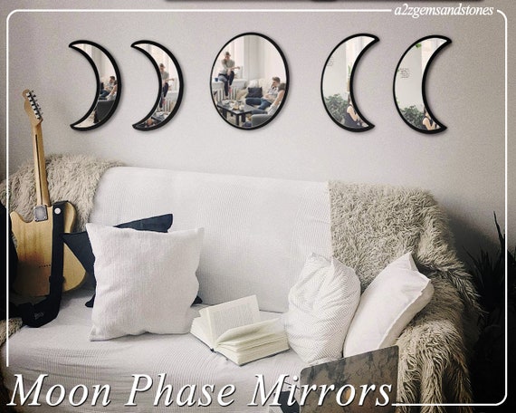 Home Décor Home & Living Mirror lunar phase etna.com.pe