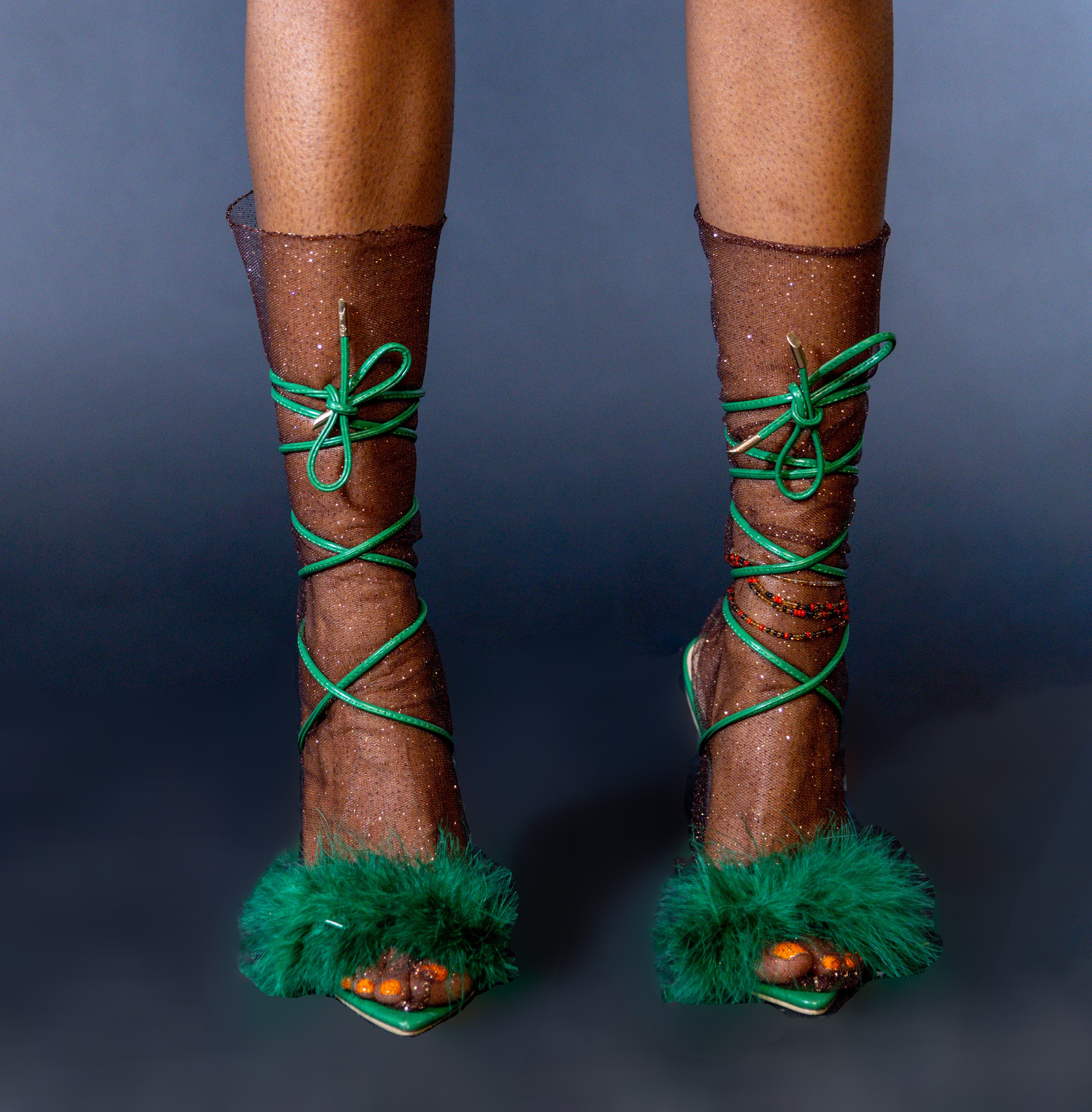 Calzini in tulle cioccolato, calze in tulle, bronzo, calzini velati ...