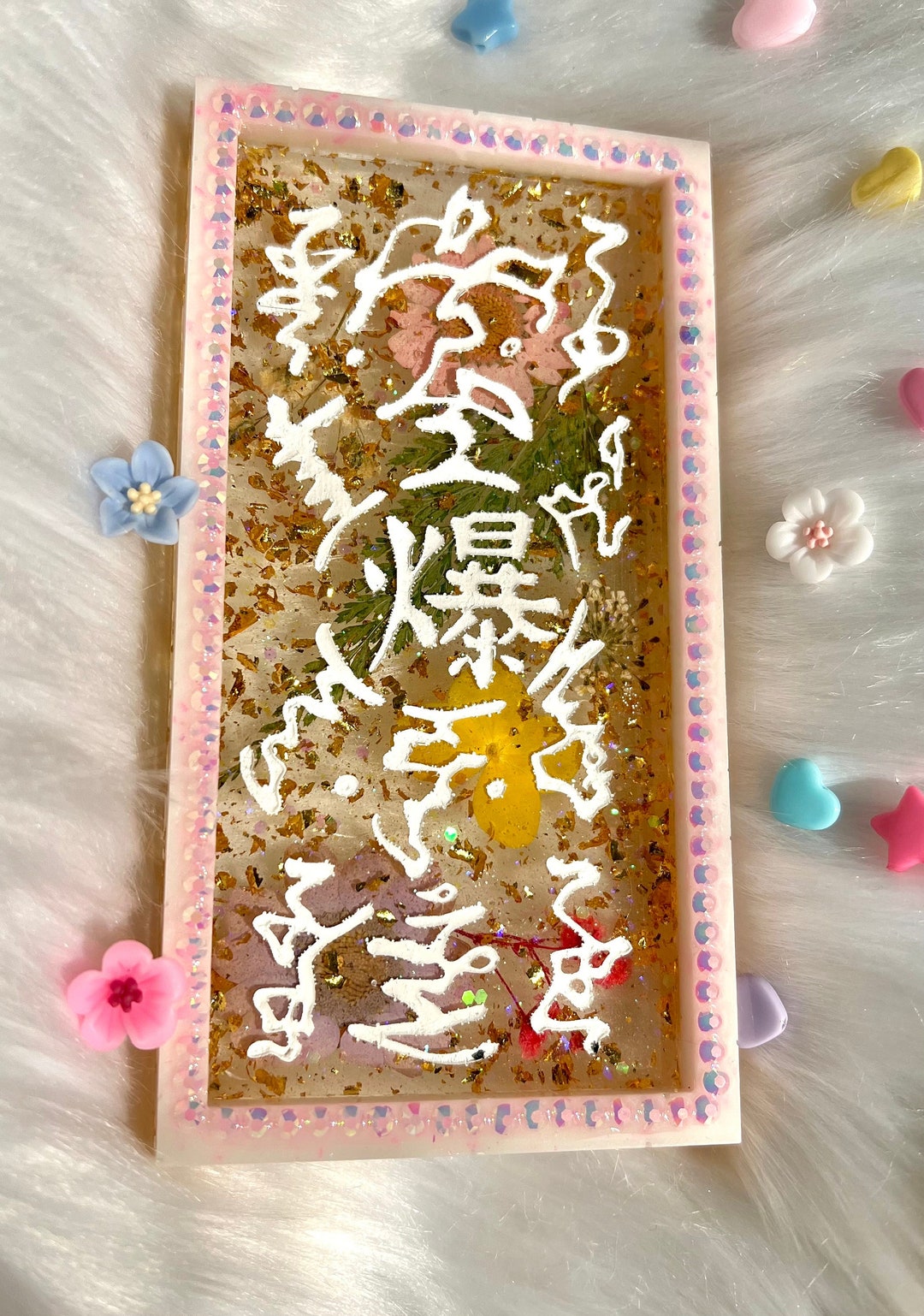 Rhinestone Anime Paper Bomb Tray - Etsy