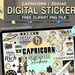 Productivity Sticker Pack, 50 Stickers Png 30 Day Challenge, Pre ...