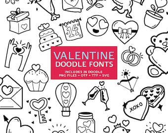 Forest Doodle Fonts Instant File otf ttf Font Download | Etsy