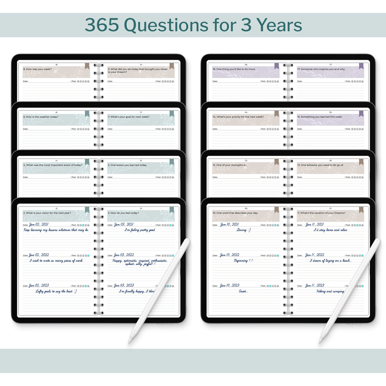 Daily Digital Self Reflection Guided Journal Stay in Your Own - Etsy