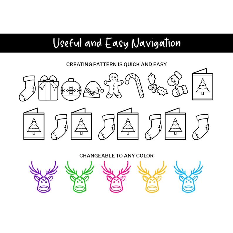 Christmas Doodle Fonts, Instant File Otf, Ttf Font Download, Digital ...