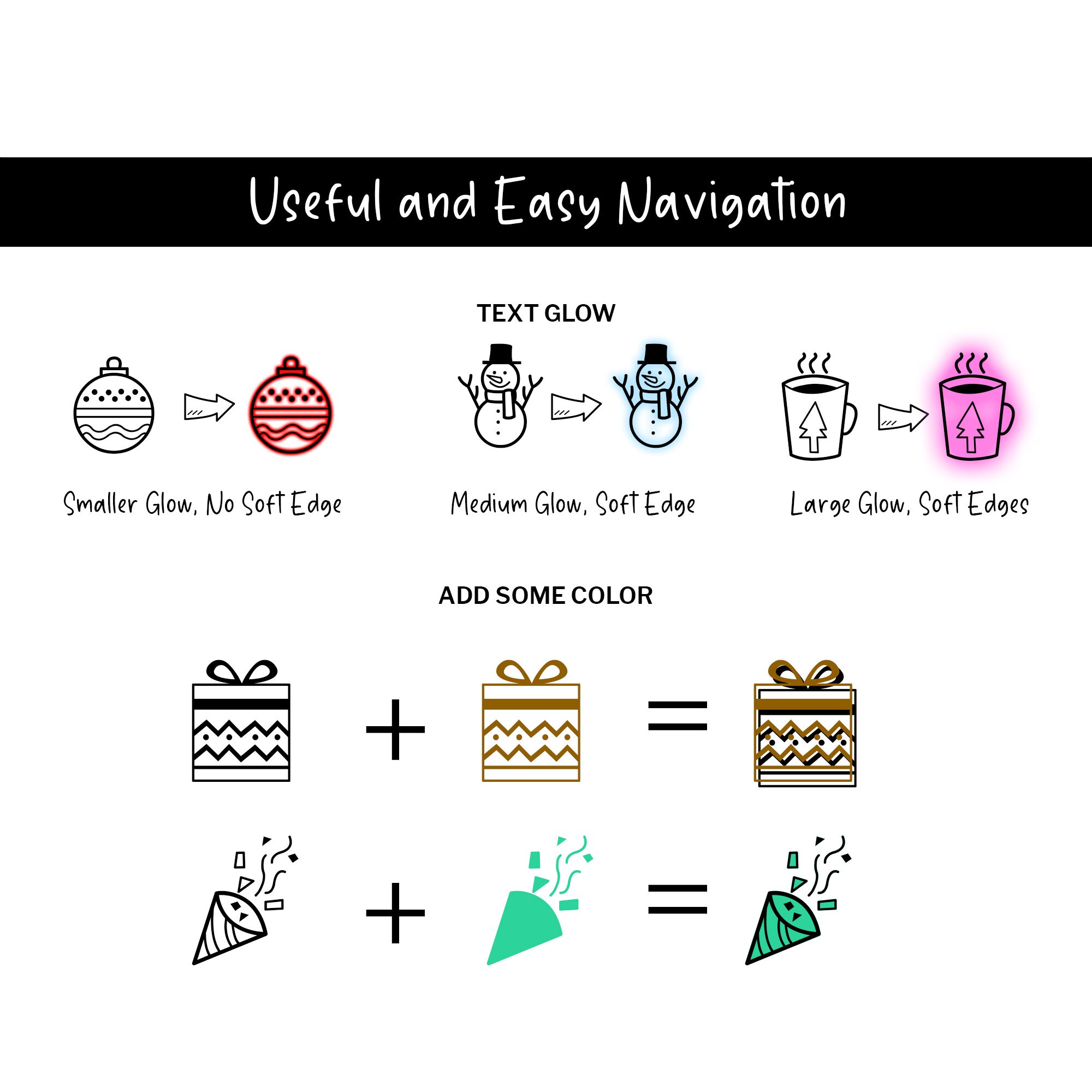 Winter Doodle Fonts, Instant File Otf, Ttf Font Download, Digital ...