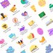 Productivity Sticker Pack, 50 Stickers Png 30 Day Challenge, Pre ...