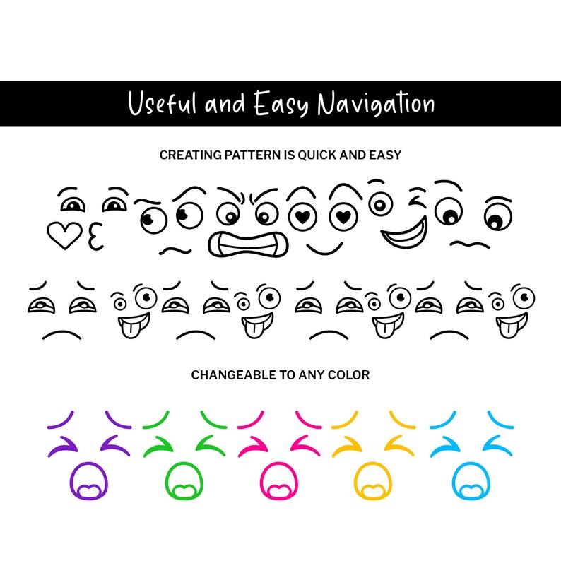 Emotion Doodle Fonts, Instant File Otf, Ttf Font Download, Digital Font ...
