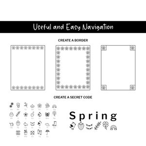 Spring Doodle Fonts, Instant File Otf, Ttf Font Download, Digital ...