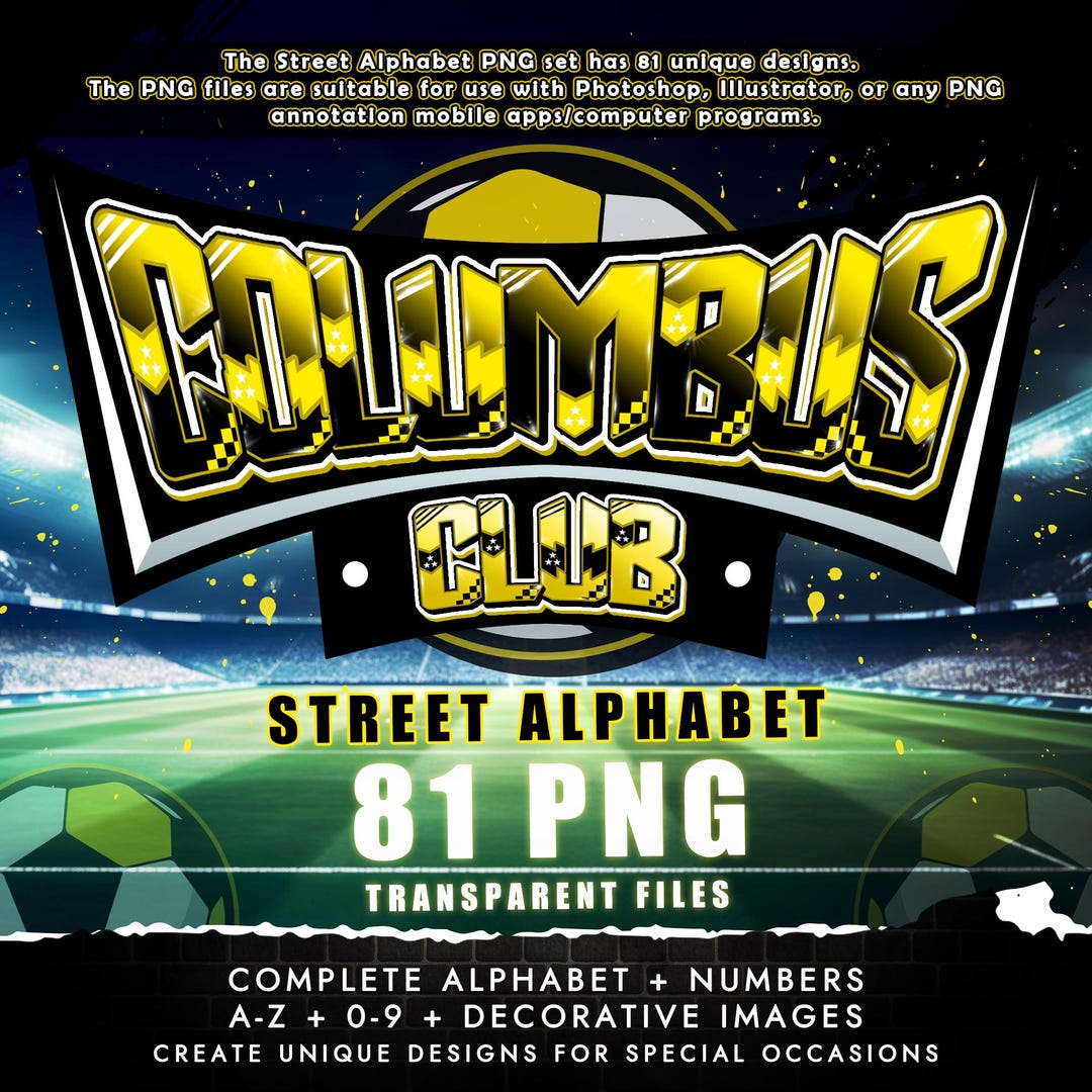 Graffiti Street Alphabet Font: Columbus Club, 81 PNG Clipart (digital ...