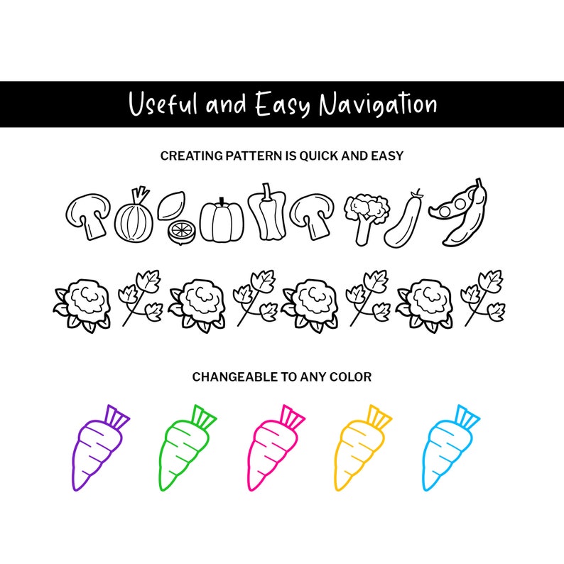 Vegetable Doodle Fonts Instant File Otf Ttf Font Download - Etsy