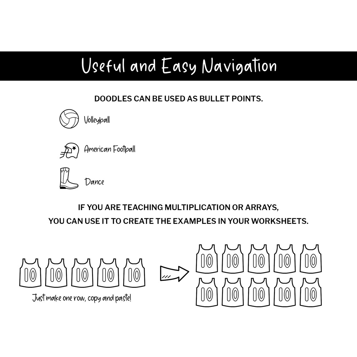 Sport Doodle Fonts, Instant File Otf, Ttf Font Download, Digital Font ...