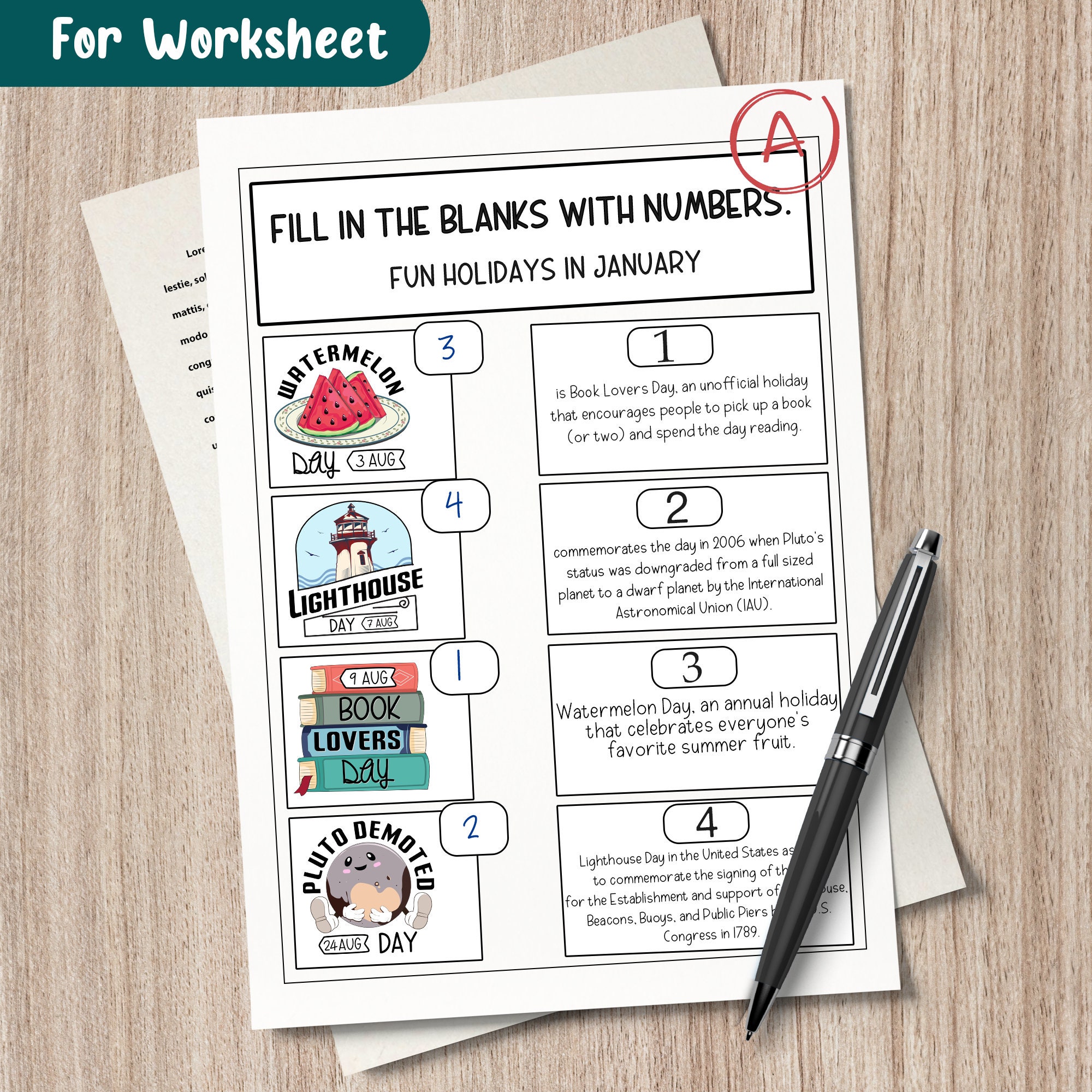 August Wacky Holidays Sticker, 25 Png Funny Awareness Digital Planner ...