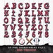 Atlanta Strike Graffiti Street Alphabet Font, 81 PNG Transparent Files ...