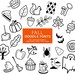 Fall Doodle Fonts Instant File Otf Ttf Font Download - Etsy