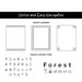 Forest Doodle Fonts, Instant File Otf, Ttf Font Download, Digital Font ...
