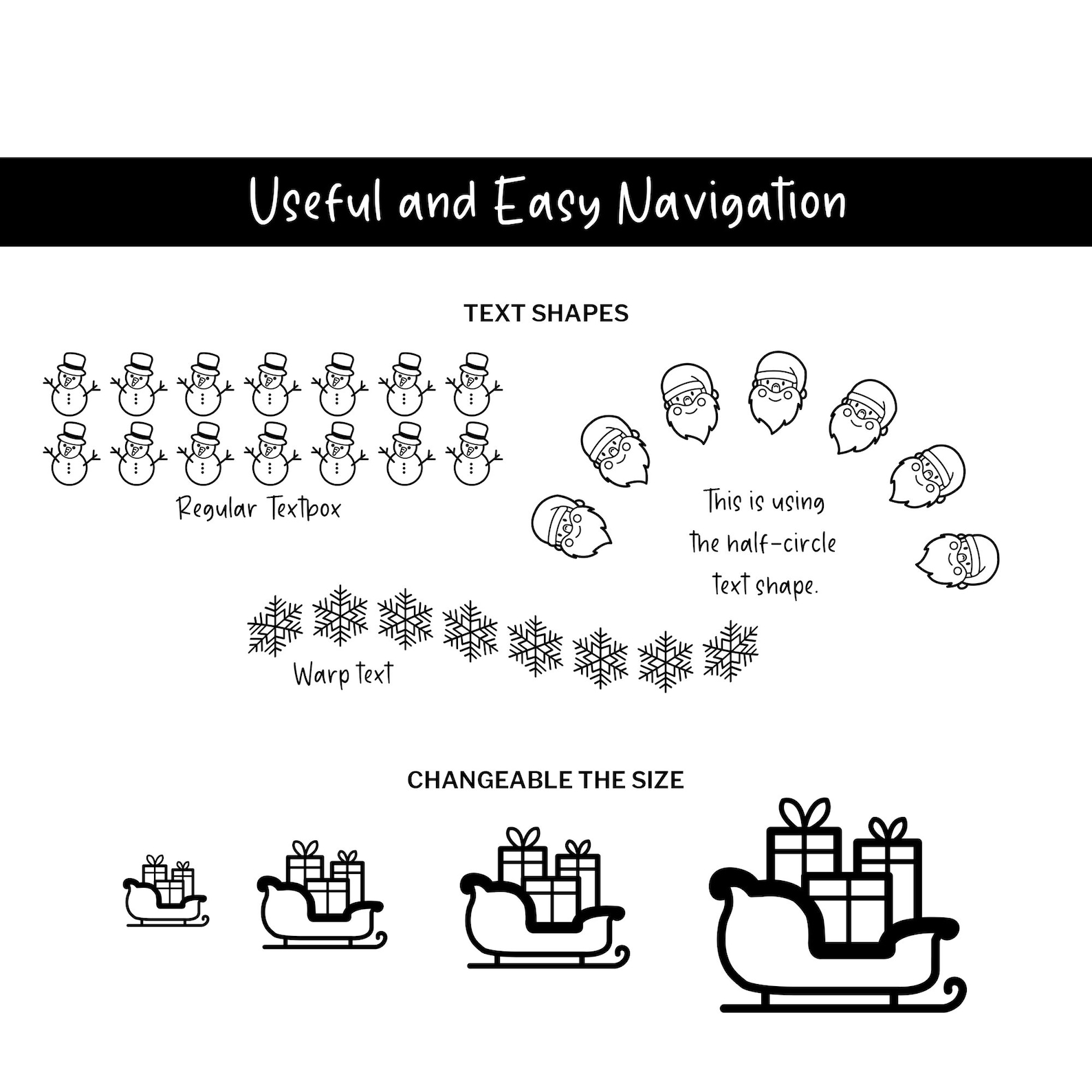 Christmas Doodle Fonts, Instant File Otf, Ttf Font Download, Digital ...