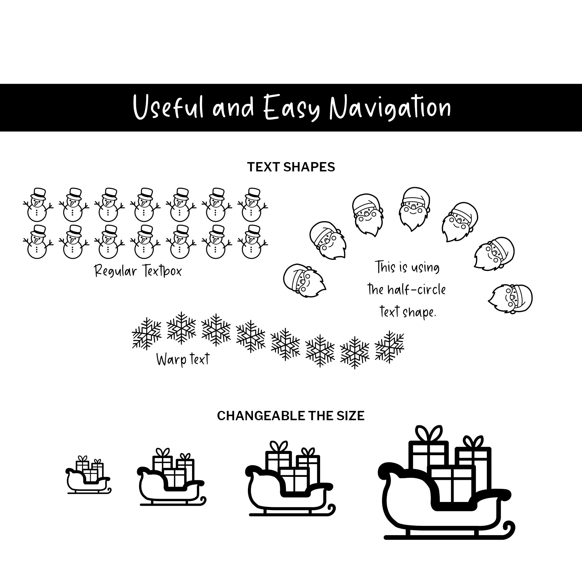 Christmas Doodle Fonts, Instant File Otf, Ttf Font Download, Digital ...