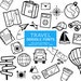 Travel Doodle Fonts, Instant File Otf, Ttf Font Download, Digital Font ...