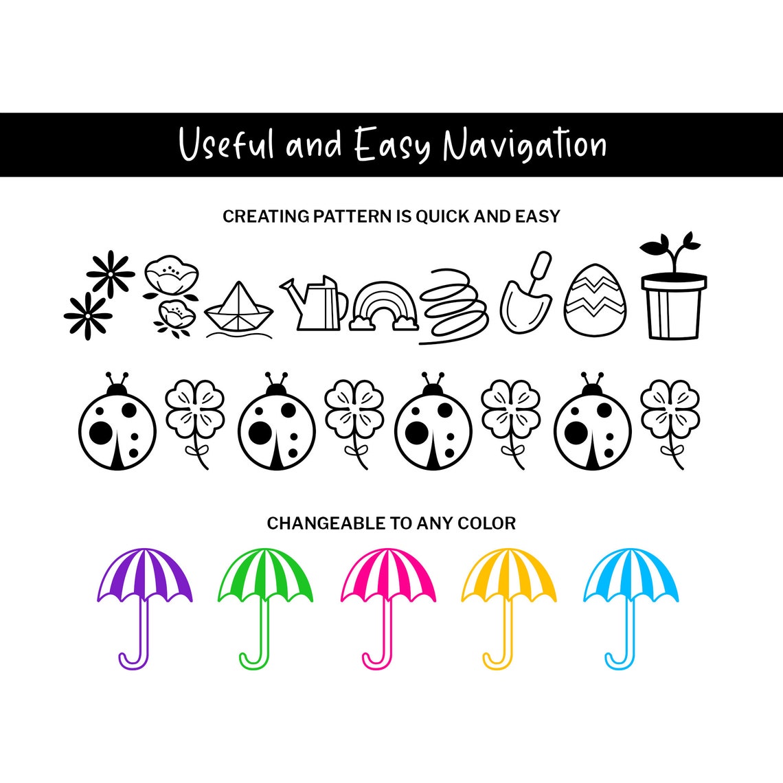 Spring Doodle Fonts, Instant File Otf, Ttf Font Download, Digital ...