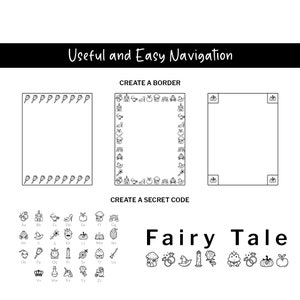 Fairy Tale Doodle Fonts, Instant File Otf, Ttf Font Download, Digital ...