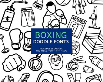 Sweets Doodle Fonts Instant File Otf Ttf Font Download - Etsy