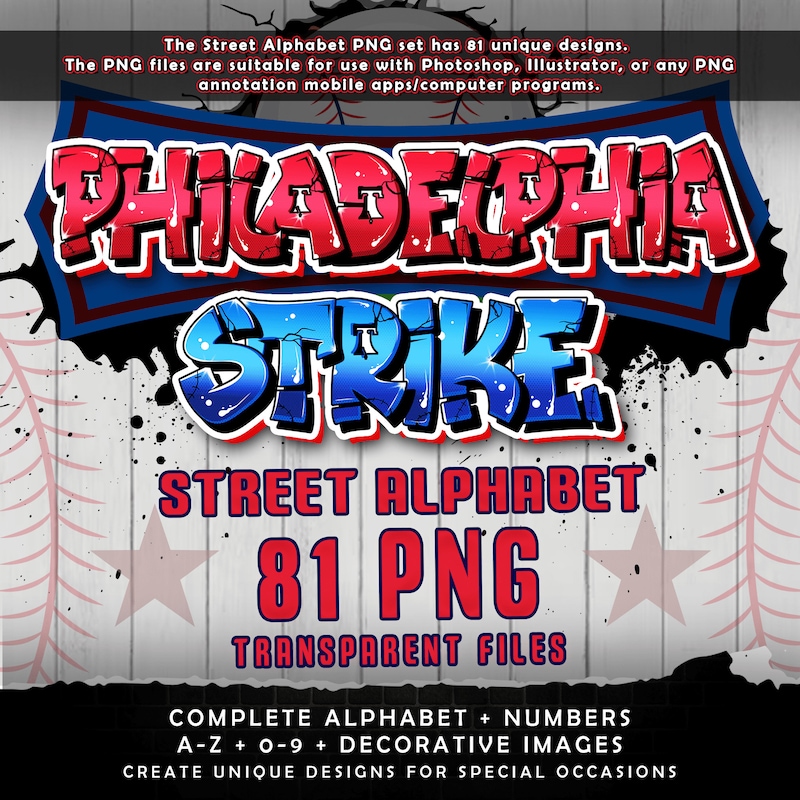 Philadelphia Phillies Font - Etsy