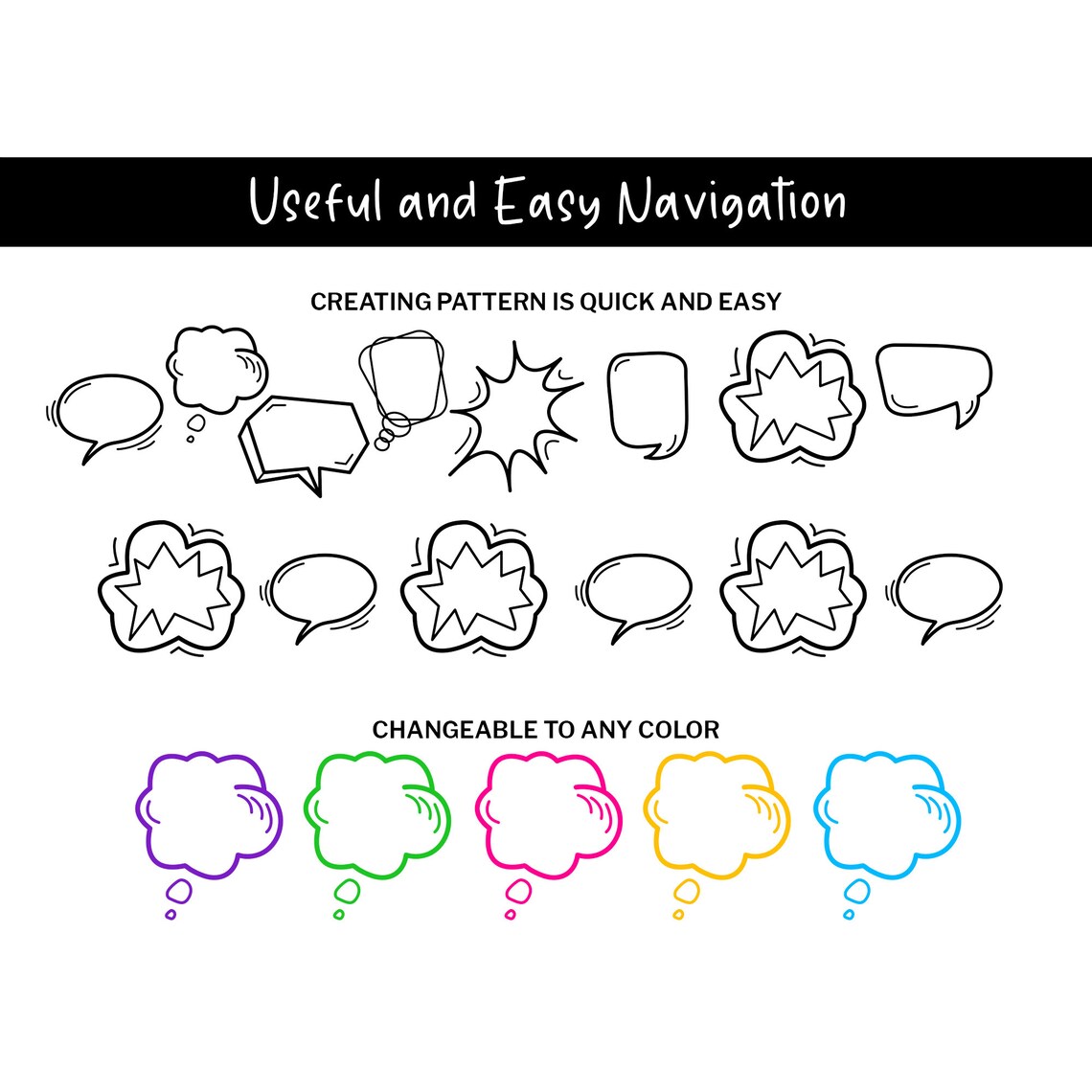 Comic Speech Bubble Font, Instant File Otf, Ttf Font Download, Digital ...