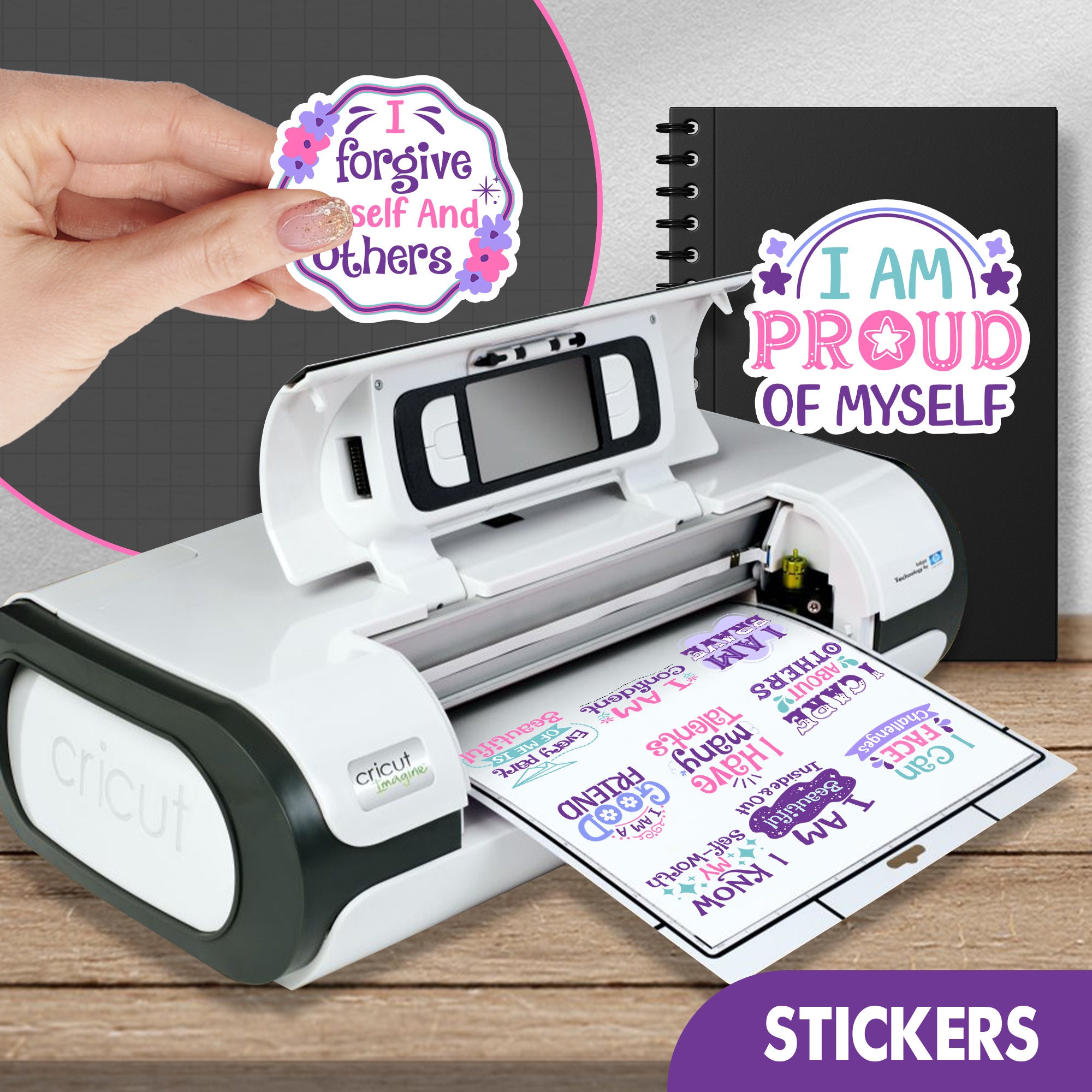 Teen Girl Self-esteem Quotes SVG Bundle: Positive Affirmations (digital ...