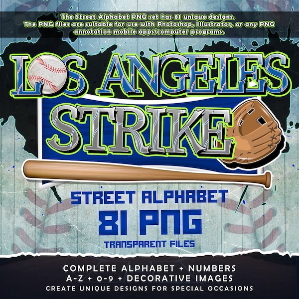 Los Angeles Font - Etsy