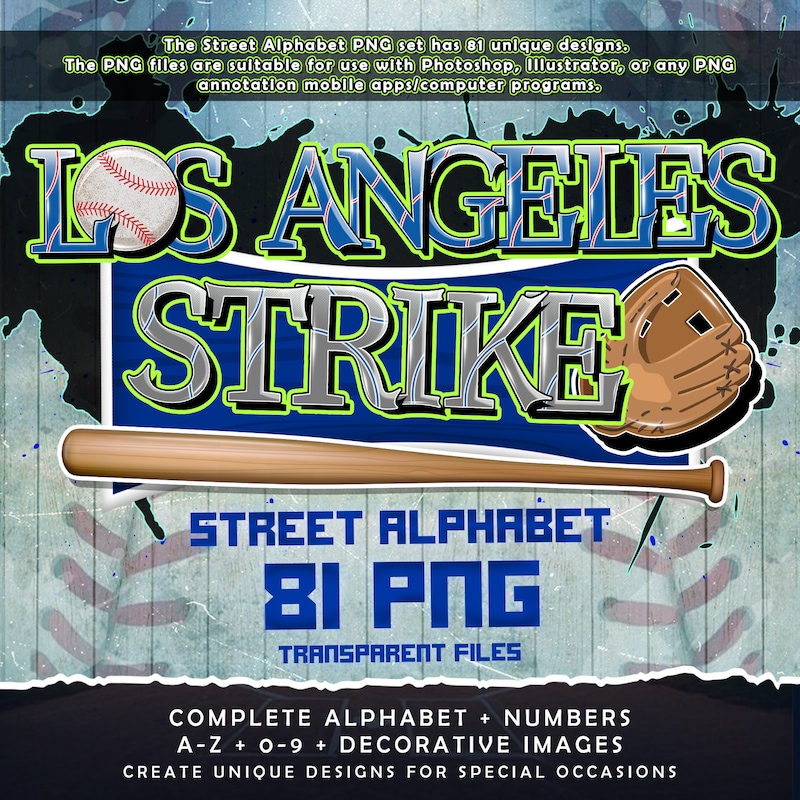 Los Angeles Font - Etsy