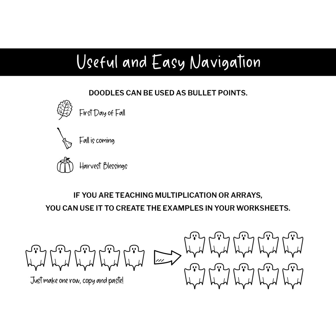 Fall Doodle Fonts Instant File Otf Ttf Font Download - Etsy