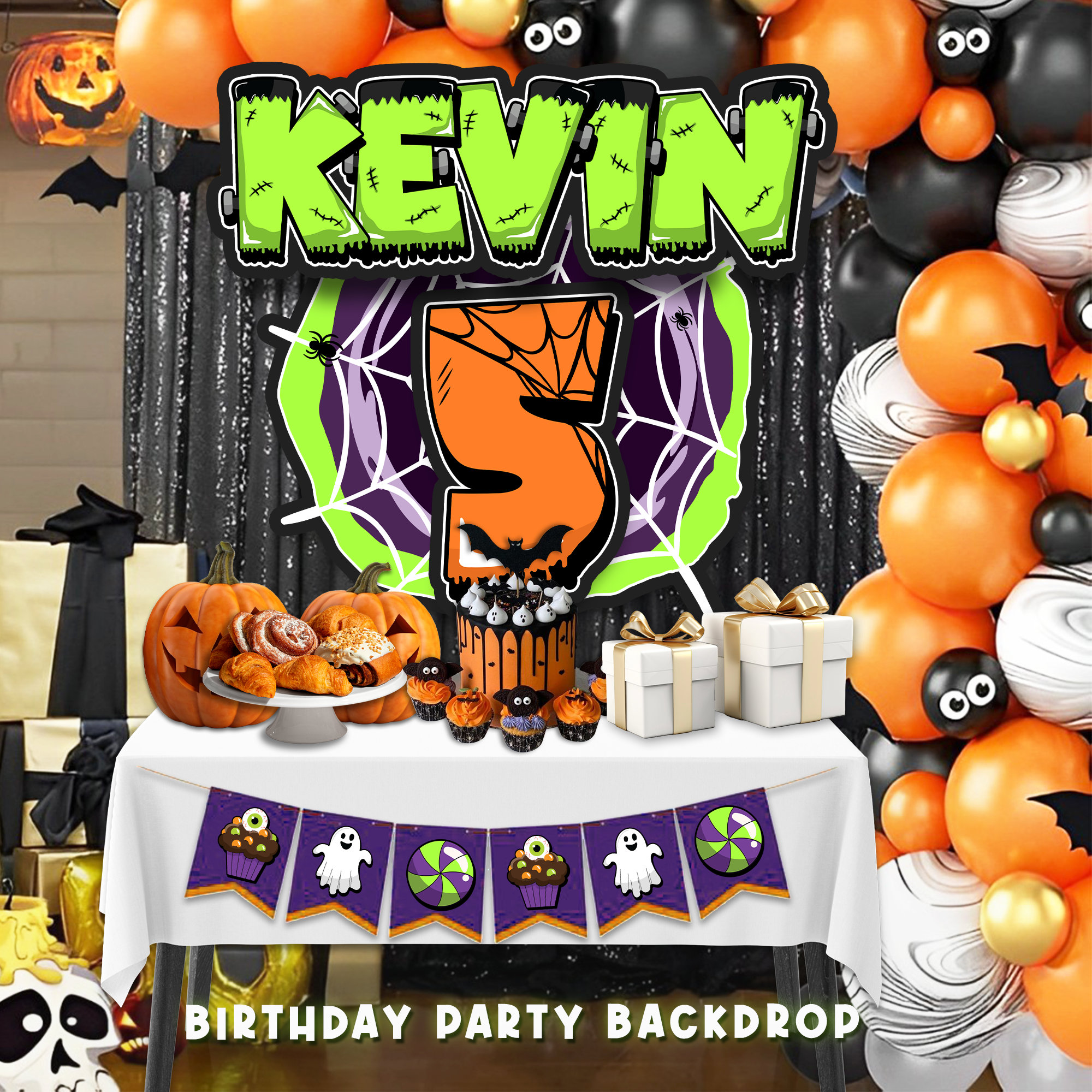 Monster Party Cartoon Street Alphabet Font, 81 PNG Transparent Files ...