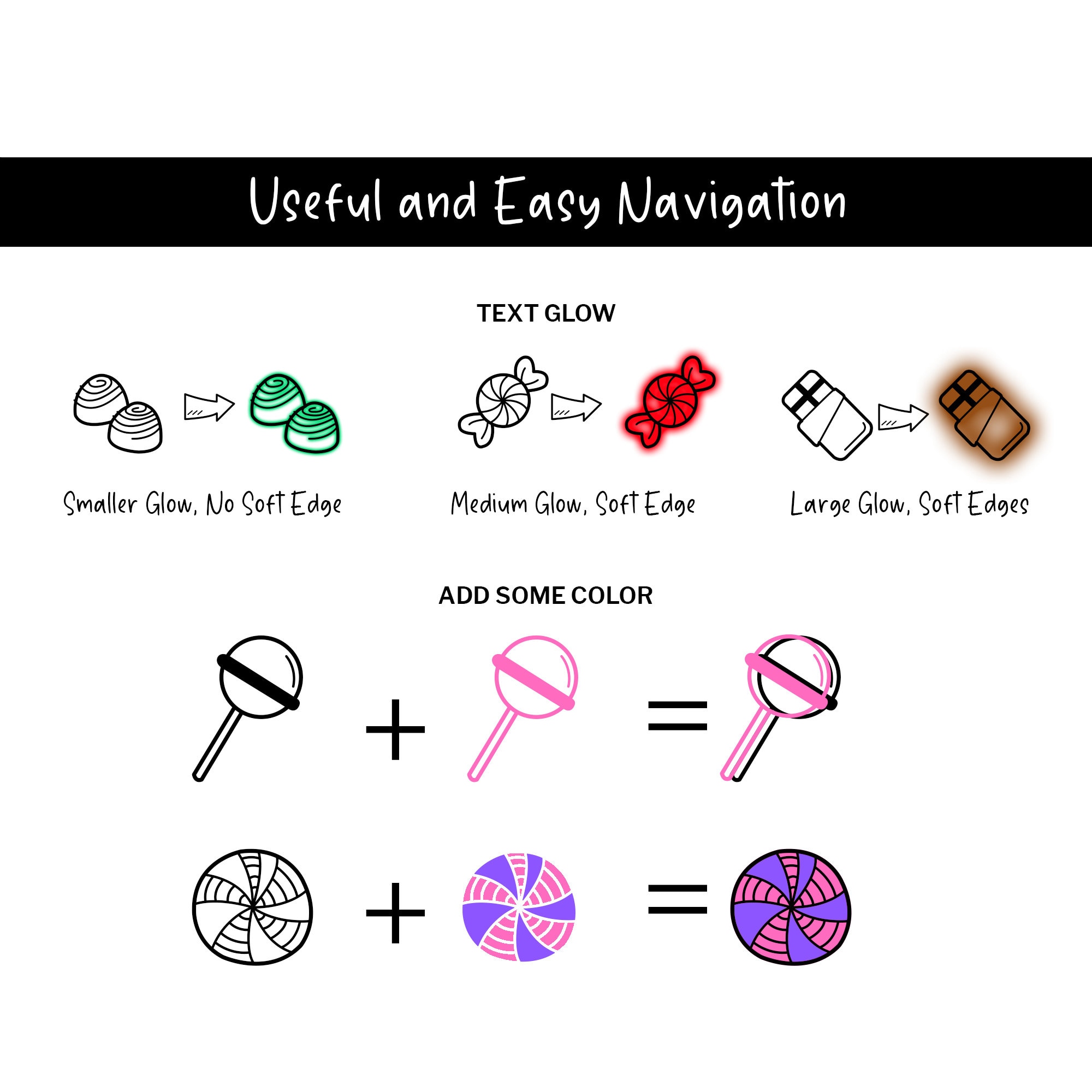 Sweets Doodle Fonts, Instant File Otf, Ttf Font Download, Digital Font ...