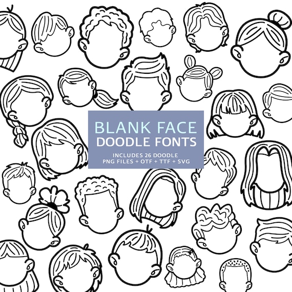 Blank Face Clip Art Black And White