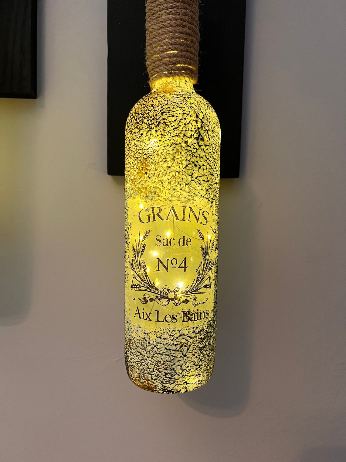 Wine Bottle Wall Sconce Set of 2, Wine Bottle Wall Sconce With Fairly ...