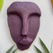 Wall Hanging Stone Mask Set of 5, Sculpture Handmade Art, Wall ...