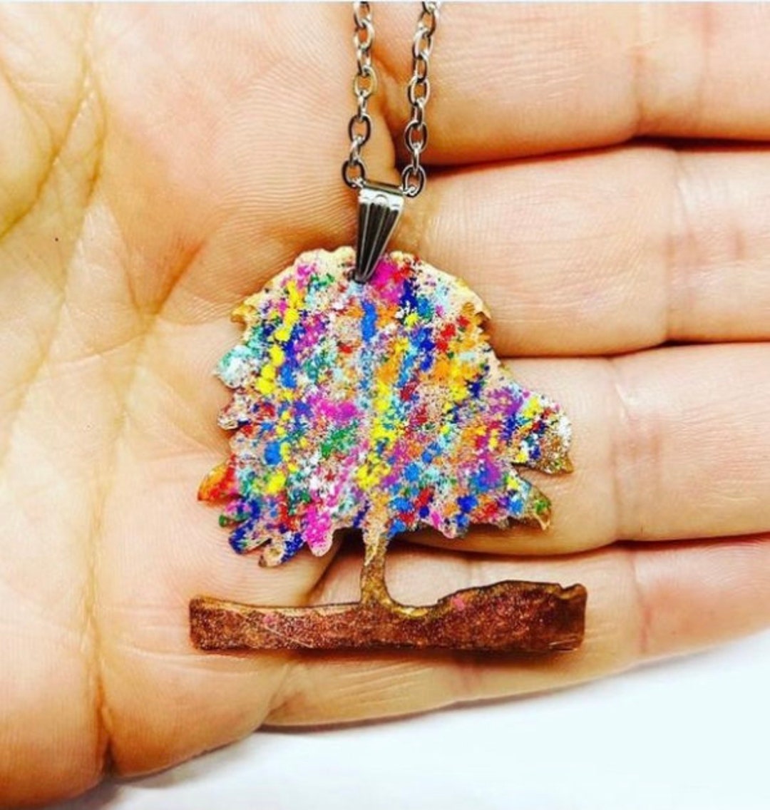 Sycamore Gap Tree Pendant, Northumberland Jewellery, Rainbow Gift, for ...