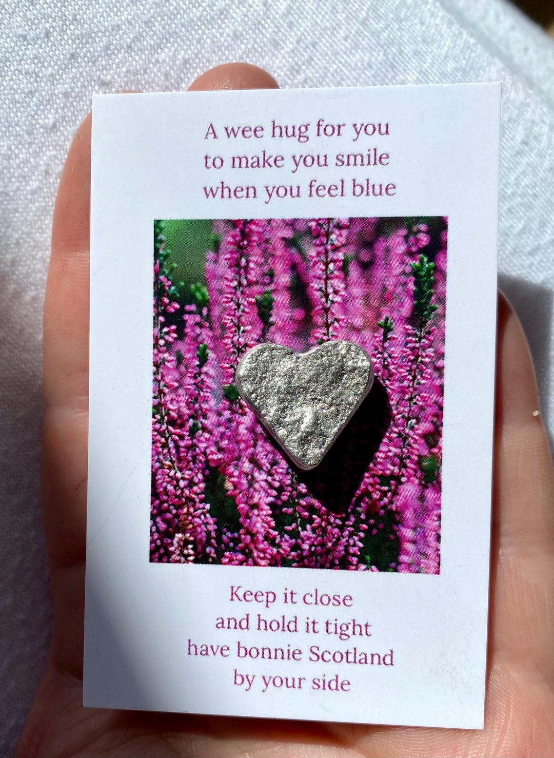Scottish Pocket Hug, Worry Stone, Scottish Location Keepsake - Etsy