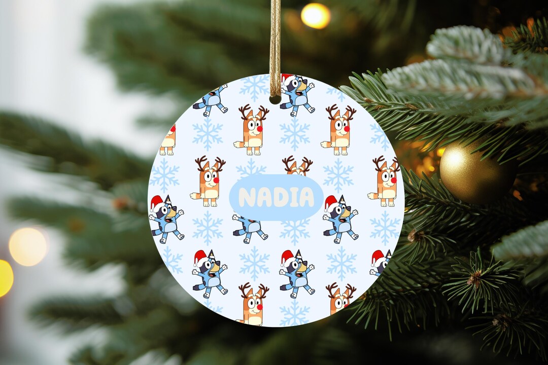 Bluey Ornament Bluey Christmas Ornament Bluey Stocking Stuffer - Etsy ...
