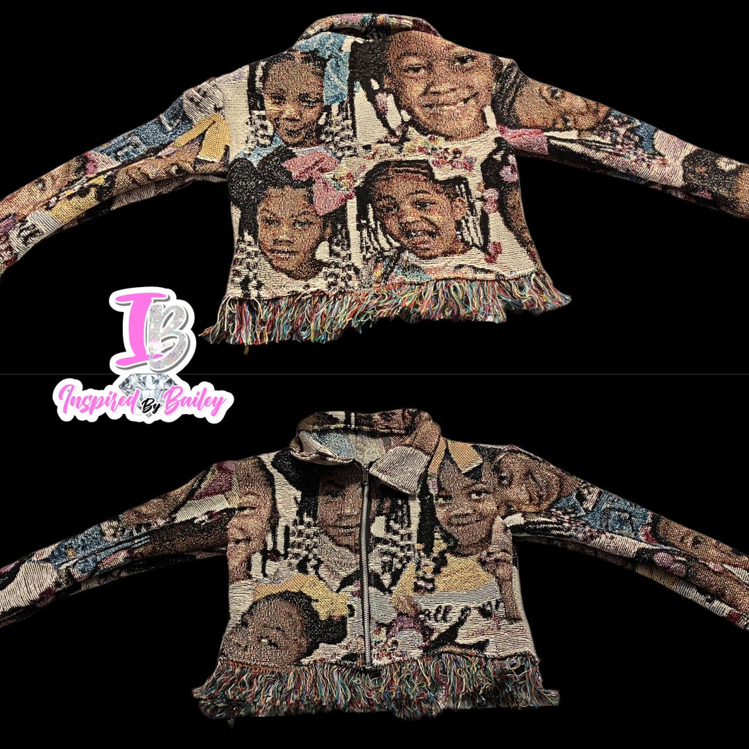 Custom Tapestry Zip up Jacket - Etsy