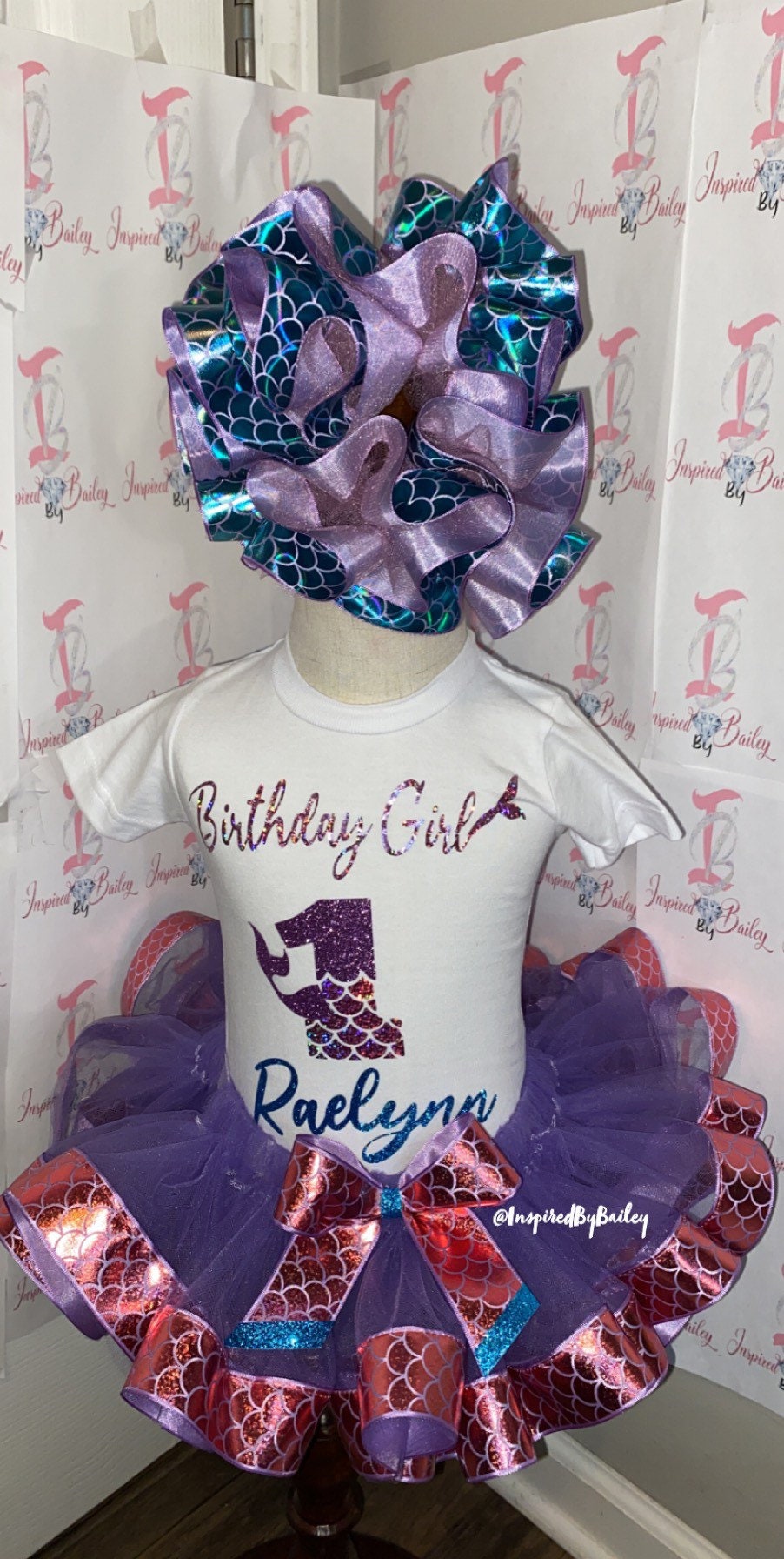 Ribbon Trim Tutu Set | Etsy
