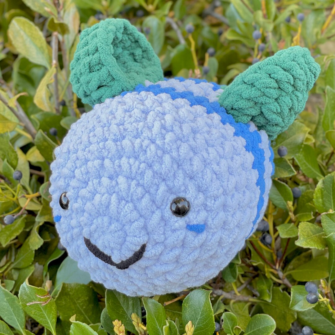 Soft and Cuddly Crochet Blueberry Bee Plush - Etsy