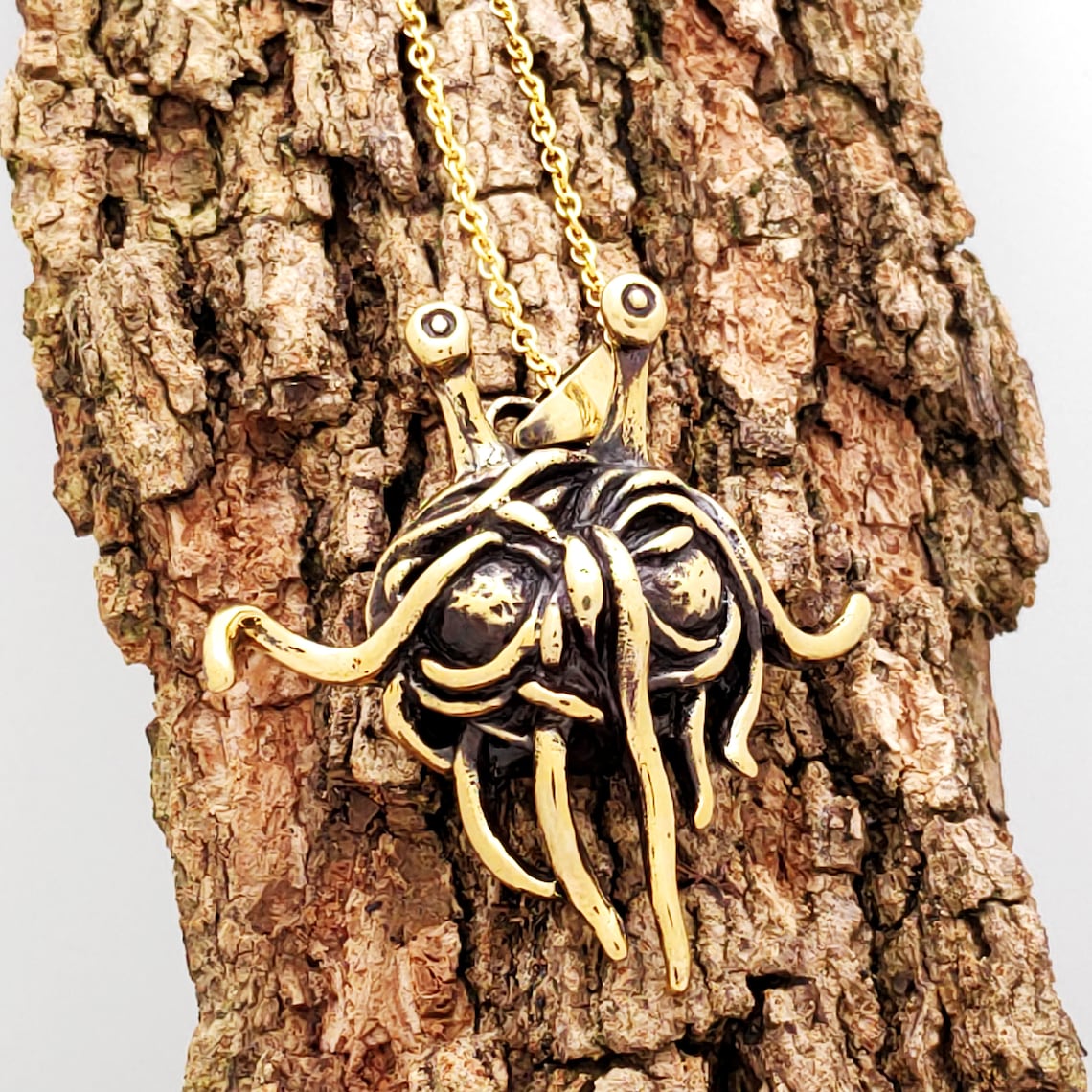 Flying Spaghetti Monster FSM Pendant - Etsy