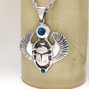 Ancient Egyptian Scarab Beetle Khepera Pendant - Etsy