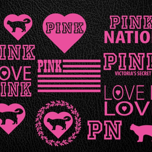 VS Pink SVG File Bundle | Etsy