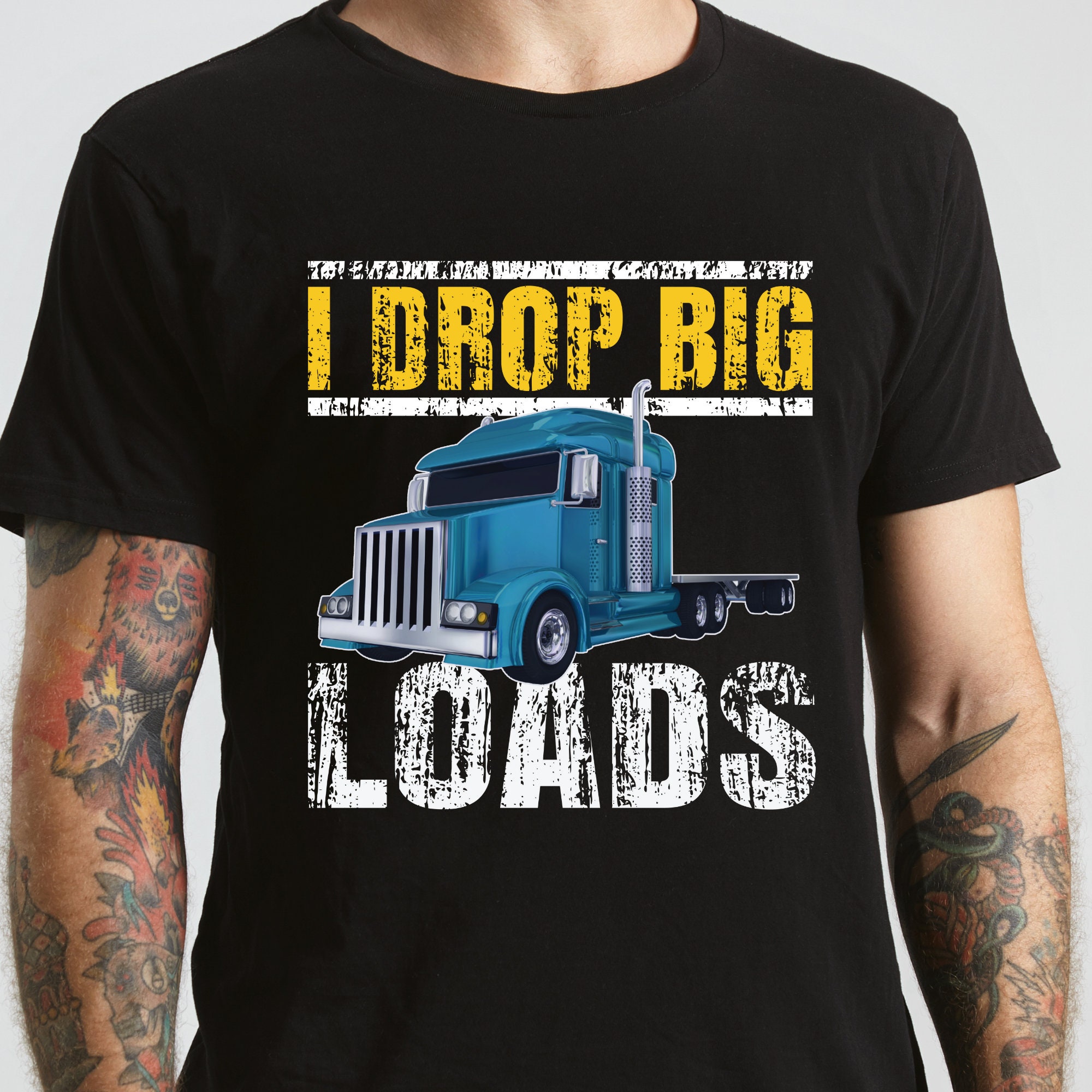 Drawing & Illustration I Just Dropped A Load Funny Trucker png Funny ...
