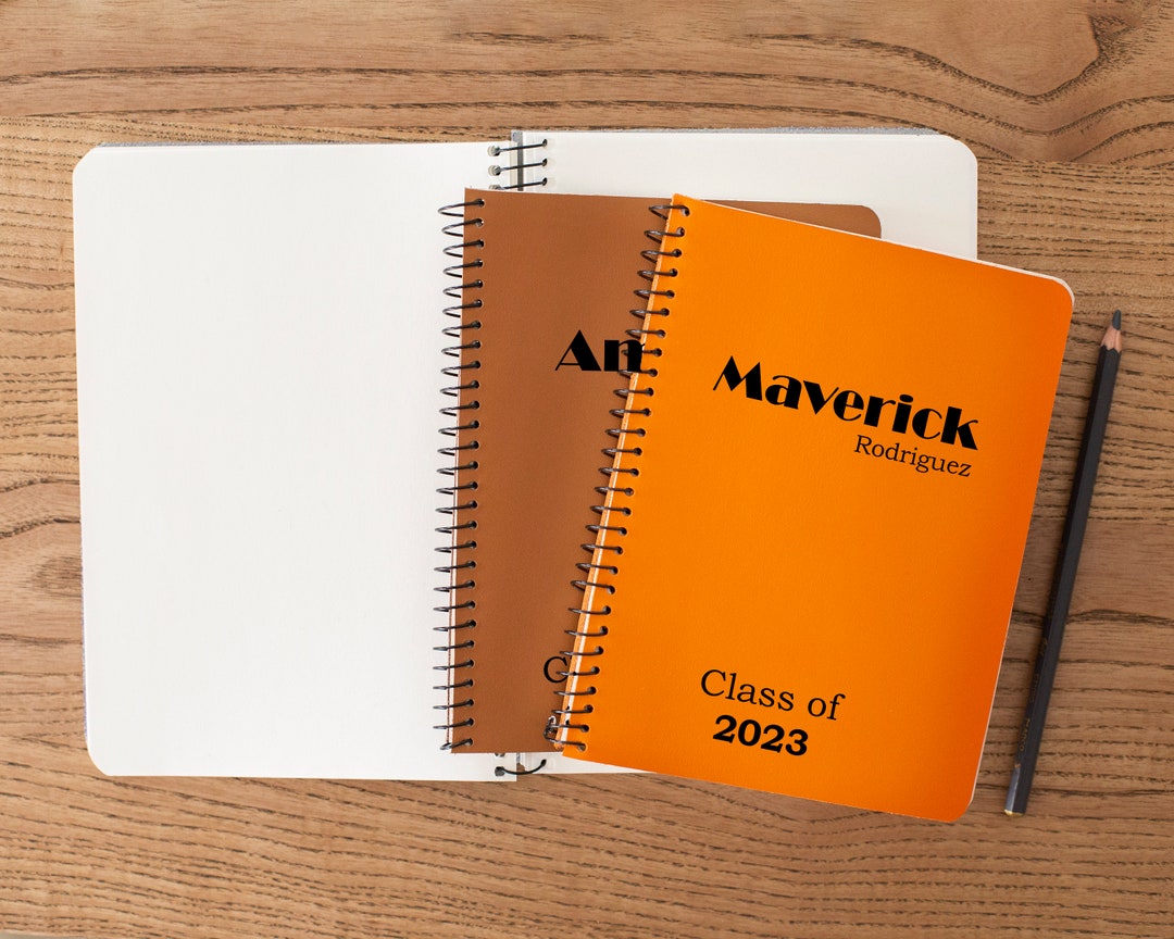 Class of 2023 Custom Leather Notebook for Graduation Gift , Class of ...