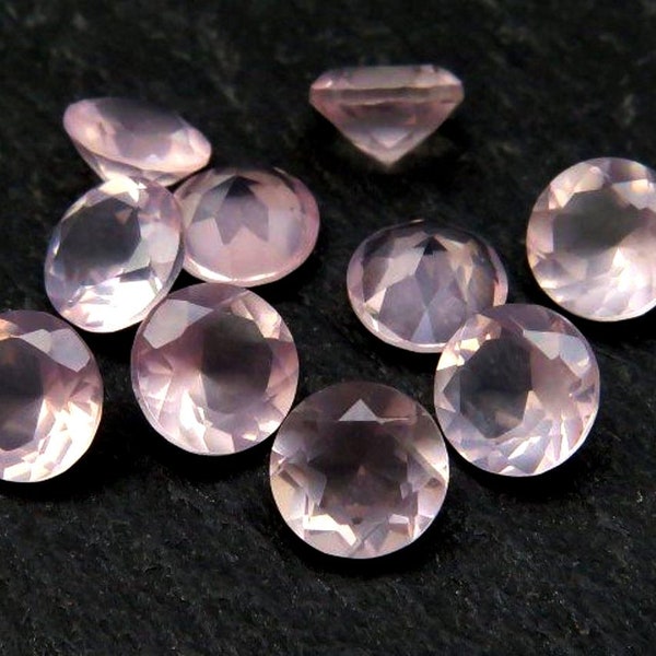 Faceted Rose Quartz - Etsy