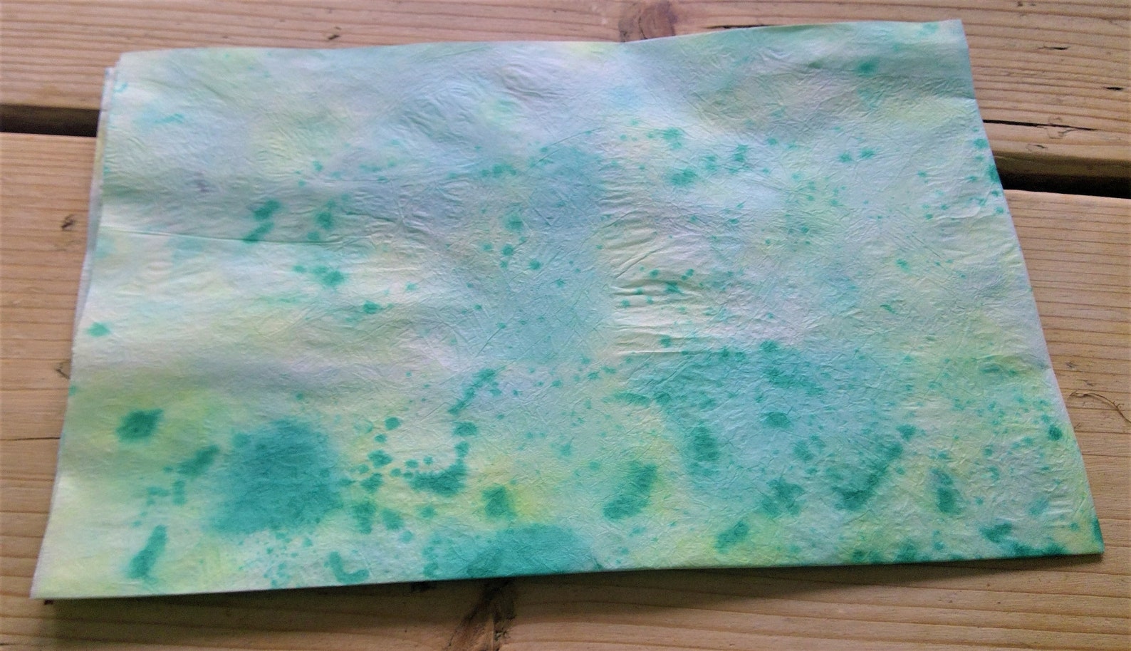 Hand-dyed Wet Strength Tissue for Collage, Lanterns, Chine Colle, Art ...