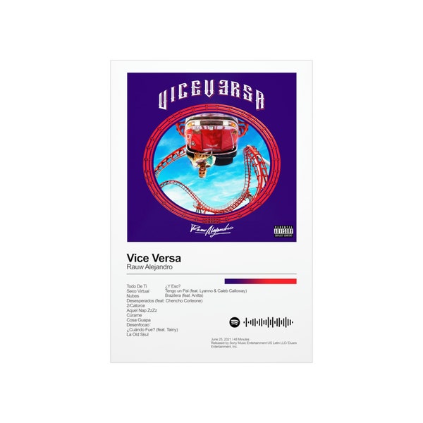 Rauw Alejandro Album Poster - Etsy